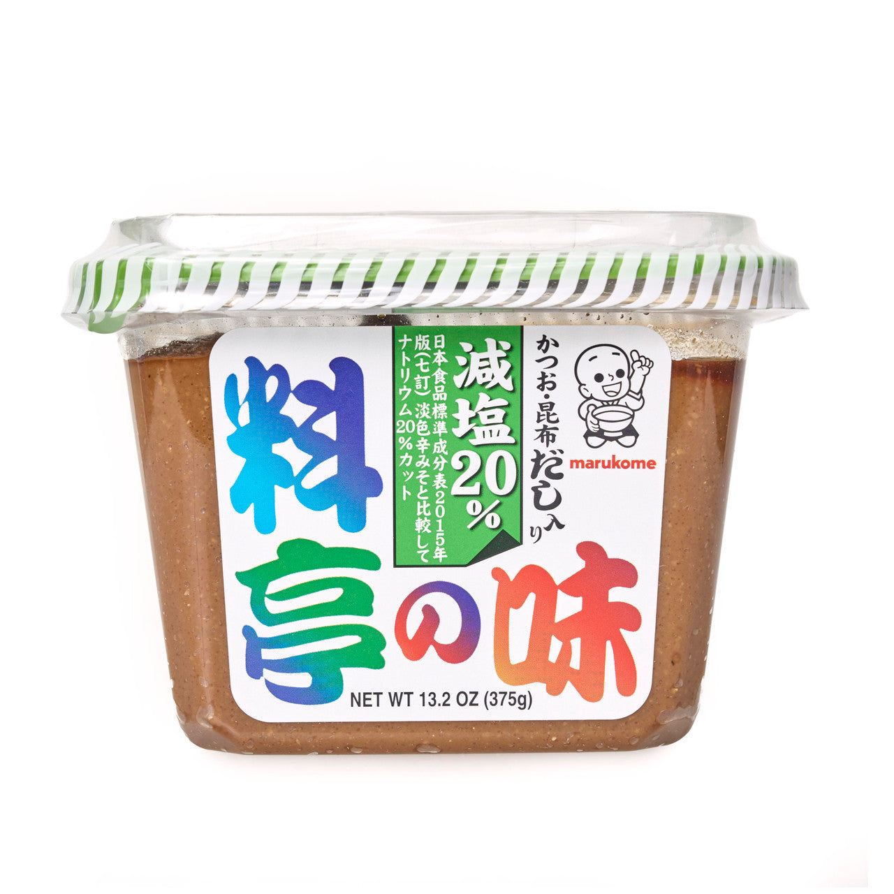 MARUKOME Ryotei no Aji Reduced Salt Miso with Dashi 375g – HMK Store